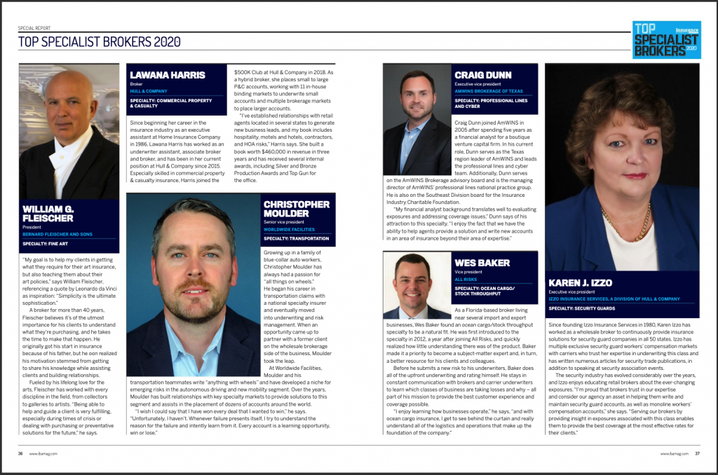 William G. Fleischer and Bernard Fleischer & Sons, Inc. named a top ...